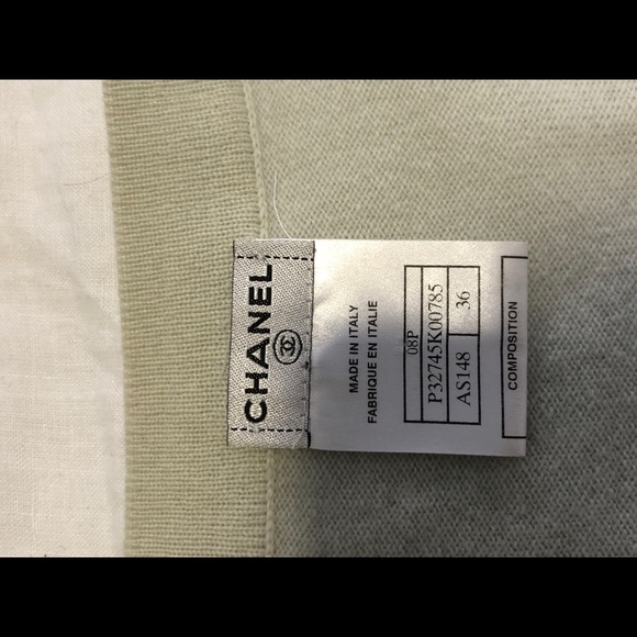 CHANEL | Sweaters | Chanel Cardigan With Embroidered Patches | Poshmark